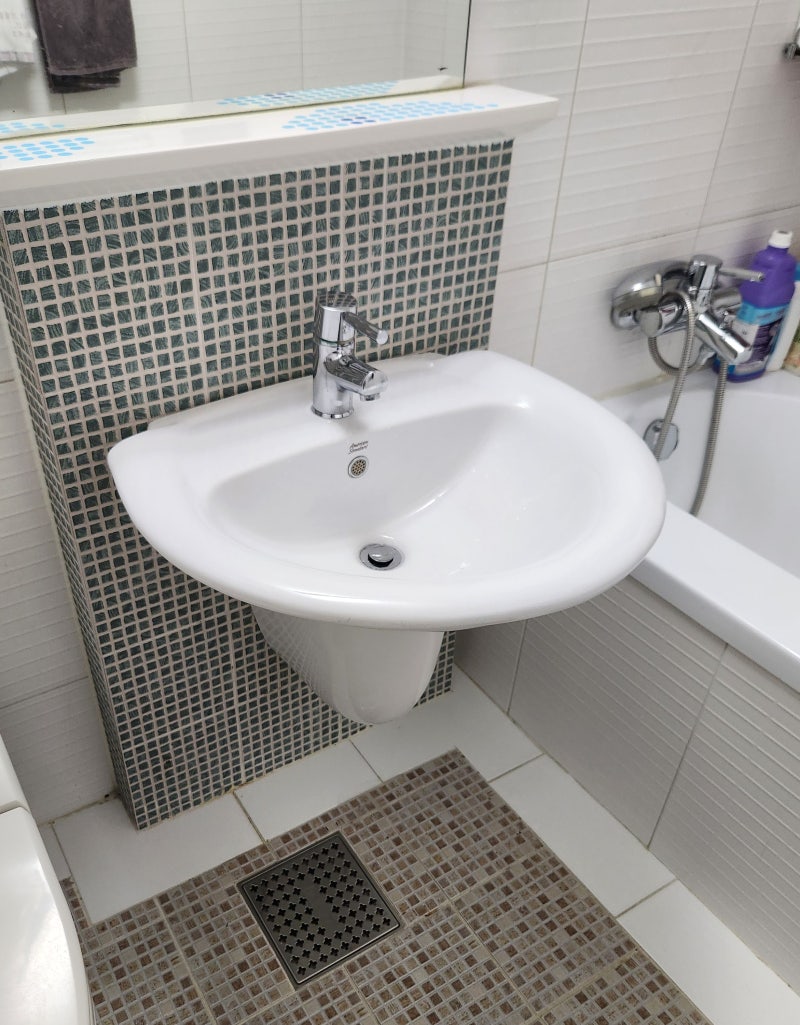 군포 세면대교체 - 군포시 당동 용호마을 이편한세상아파트 욕실 대림 세면기교체비용 (대림바스 CL370) : 네이버 블로그