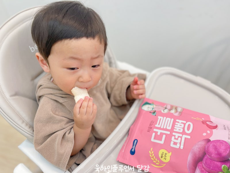 아기 떡뻥 과자 먹는 시기 언제 떡뻥 몇개 주의점 네이버 블로그