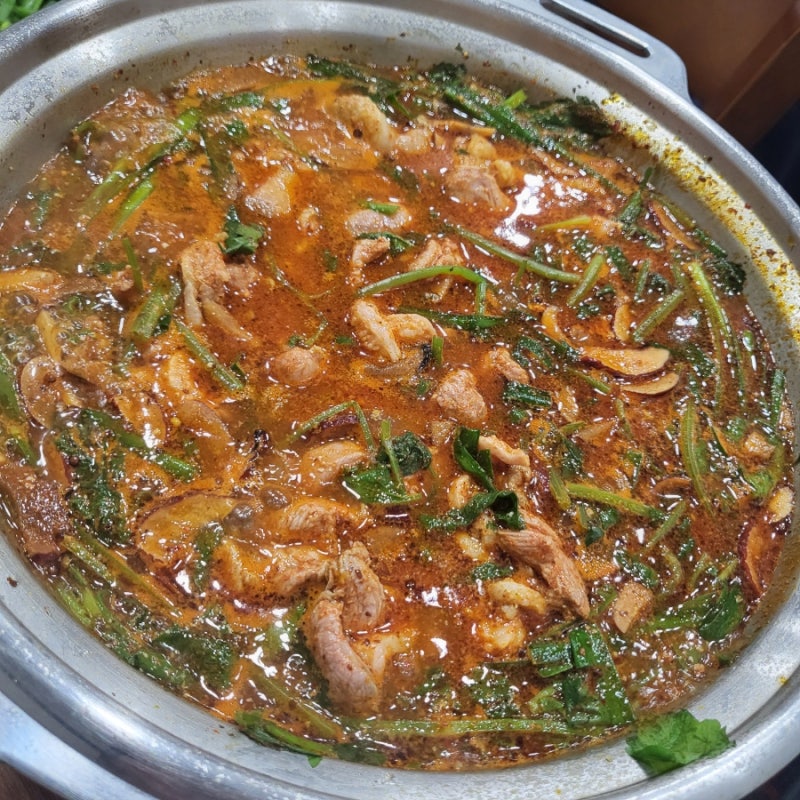 신용산 맛집 용리단길 맛집 새로 오픈한 청도 미나리 식당 미나리 오리전골 샤브샤브 점심저녁 밥집 추천 네이버 블로그