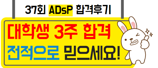 ADsP(데이터분석 준전문가) 자격증 시험, 대학생 3주 92점 합격 #합격률 : 네이버 블로그