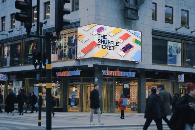 [2023 칸광고제] 새로운 음악을 경험하게 해주는 획기적인 디자인의 라이브 콘서트 티켓 'The Shuffle Ticket ...