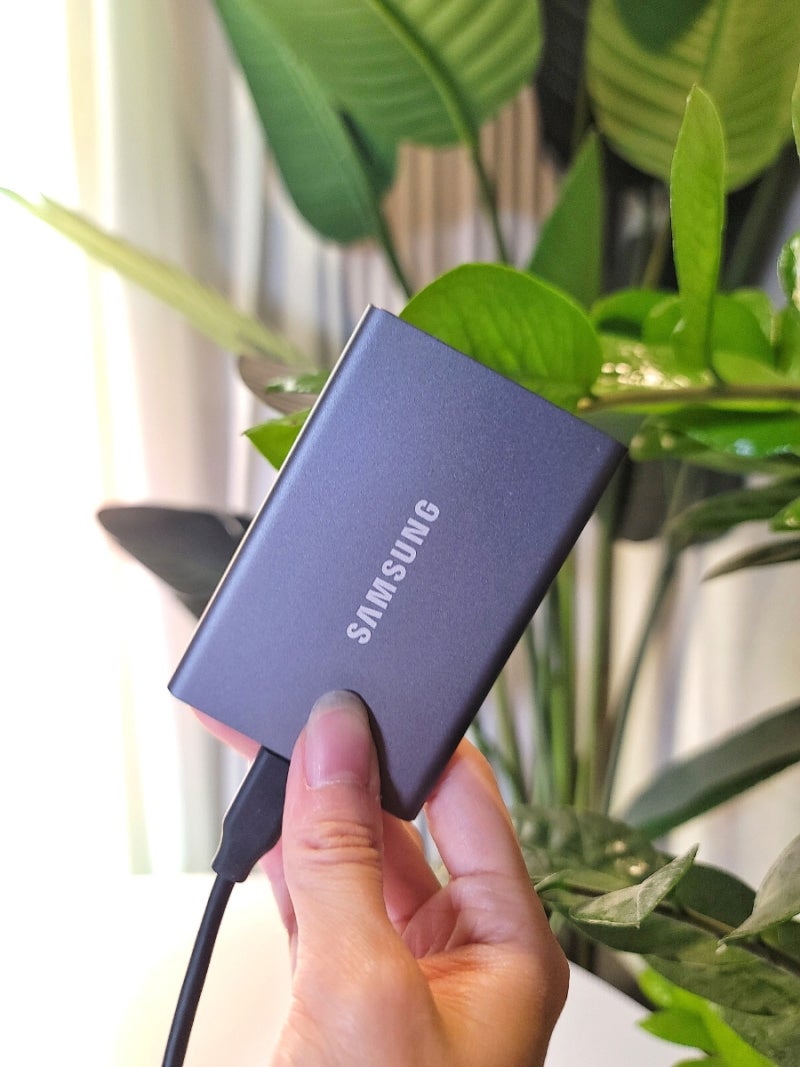 삼성 ssd 외장하드 1TB (포터블 T7) 사용방법과 장단점 : 네이버 블로그