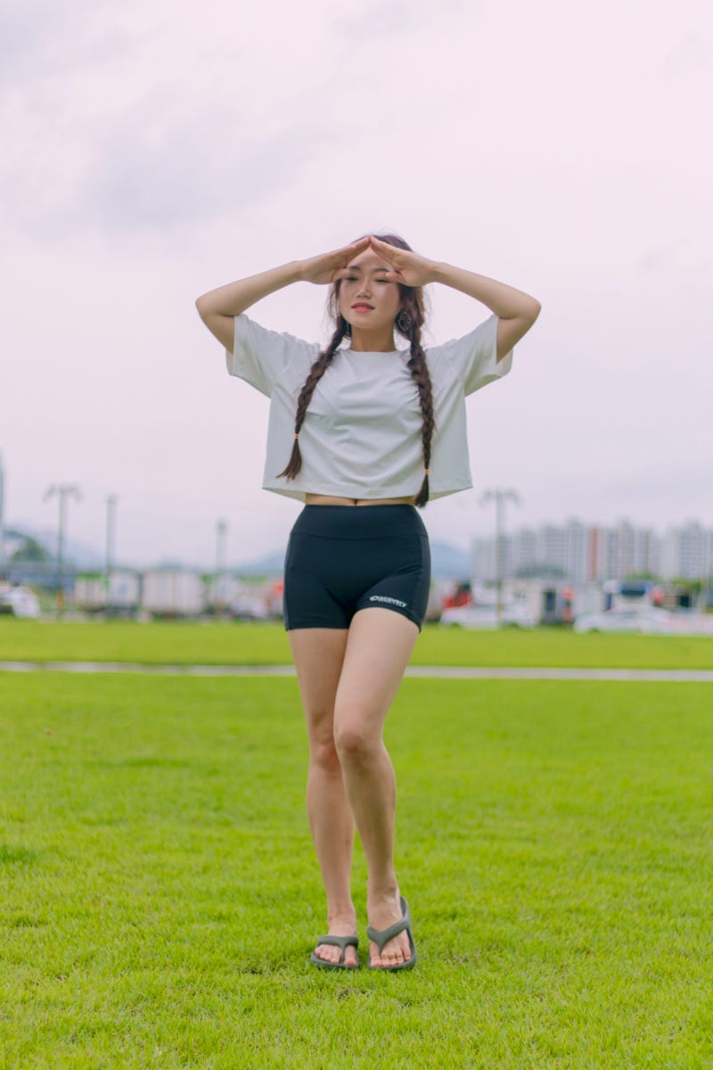 디스커버리 여성 래쉬가드 세트 크롭 티셔츠 2부 사각비키니 수영복코디 네이버 블로그