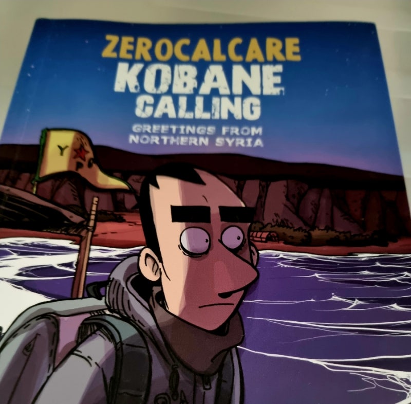 제로칼카레(Zerocalcare)의 코바니콜링(Kobane Calling)만화책 원서 팝니다[그래픽노블/알라딘 중고서점] : 네이버 블로그
