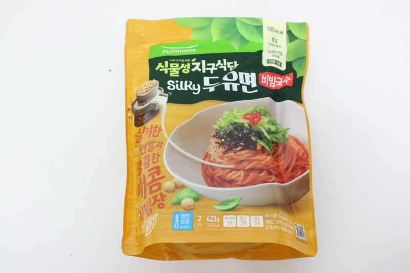 단백질면 풀무원 식물성 지구식단 Silky 두유면 비빔국수 잔치국수 네이버 블로그