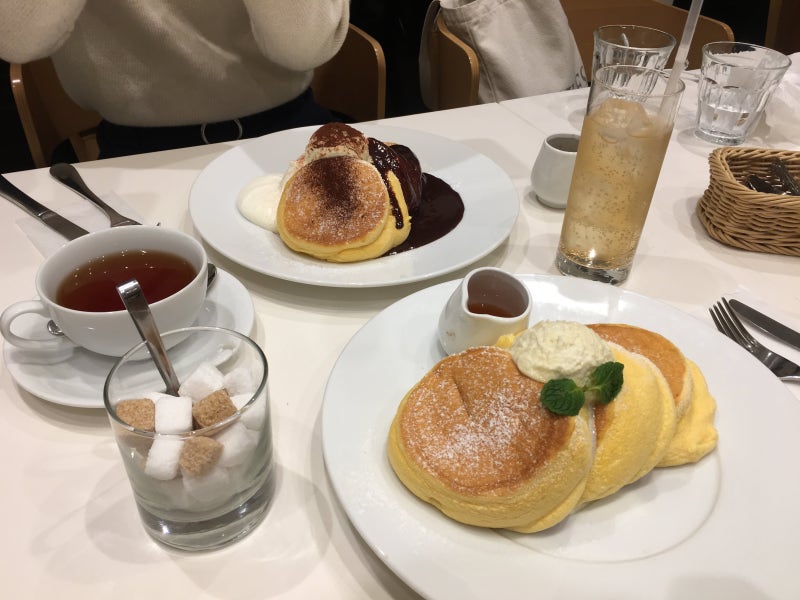 우메다 카페 ‘시아와세노 팬케이크 퐁실퐁실 맛있는 현지인 맛집🥞☁️ 네이버 블로그