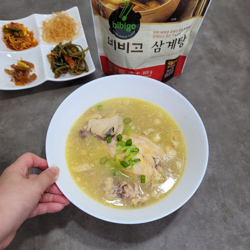 비비고 삼계탕 누룽지닭다리삼계탕 여름 복날 보양식 네이버 블로그
