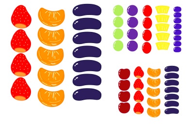 [무료도안] 미니 탕후루🍒🫐🍓🍊🍇🍍/ 달콤 바삭 탕후루 만들기 / 쉬운 만들기 / 옐로우 만들기 : 네이버 블로그