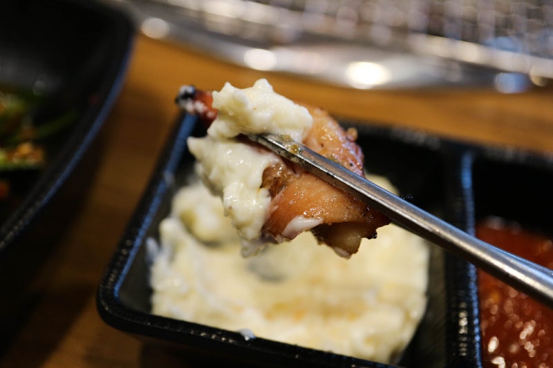 숯불닭갈비와 마늘장 조합이 맛난 경산사동맛집 경산기가막힌닭 네이버 블로그
