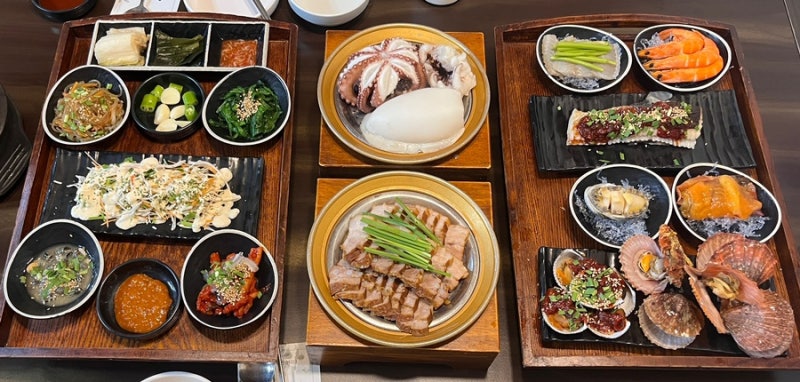 인천 부평 푸짐한 보양식 갑문쌈 부평시장역맛집 향이랑 네이버 블로그