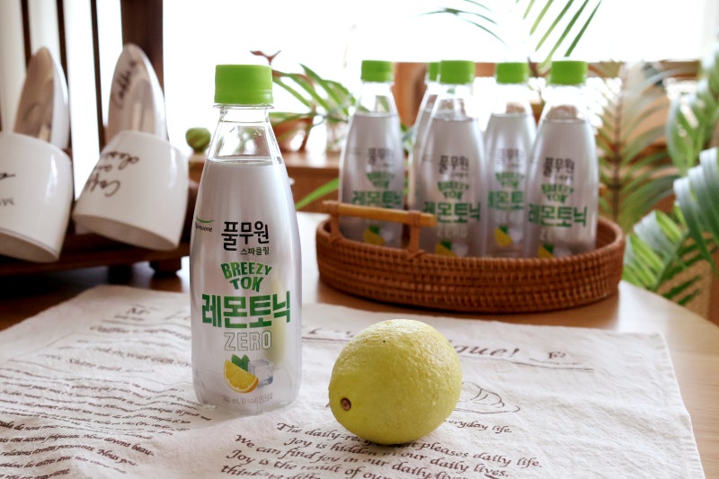 풀무원 브리지톡 레몬토닉제로 레몬에이드 만드는법 제로칼로리 토닉워터 네이버 블로그