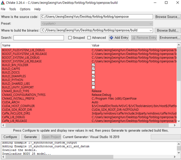 OpenPose Python API 설치 및 사용 방법 : 네이버 블로그
