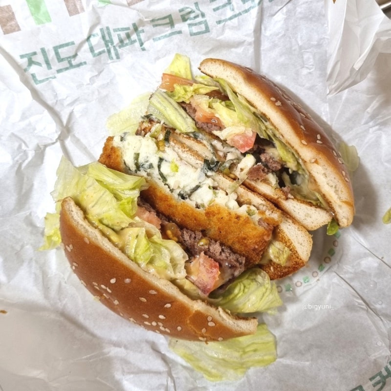 오산 맥도날드 진도 대파 크림 크로켓 버거 맥 드라이브스루 후기 네이버 블로그
