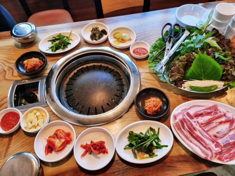 경기도 광명시 하안동 하안사거리 무영쌈밥 고깃집 고기집 맛집 데이트 네이버 블로그