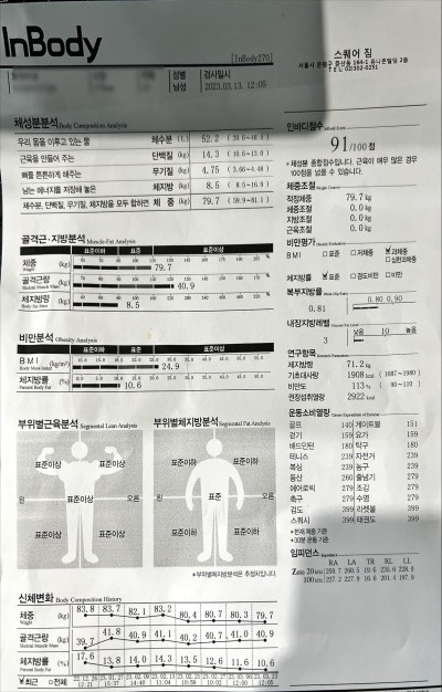 Kai 트레이 증산필라테스응암필라테스증산요가증산헬스장응암헬스장 Kai 시니어의 중간 점검 Before And After