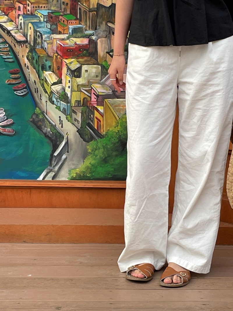 물에 젖어도 되는 여름샌들, 김나영 추천 샌들 솔트워터클래식 탄 5w7 착용후기 (사이즈팁, 코디) : 네이버 블로그