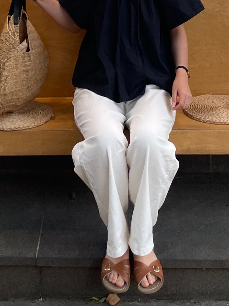 물에 젖어도 되는 여름샌들 김나영 추천 샌들 솔트워터클래식 탄 5w7 착용후기 사이즈팁 코디 네이버 블로그