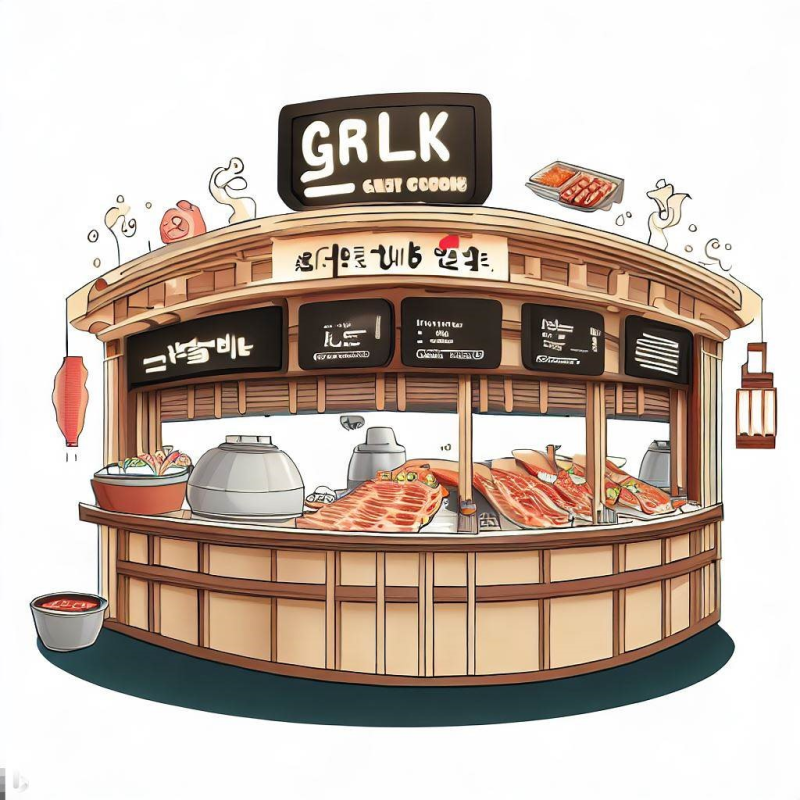 [컨셉 아트 또는 포토배쉬] 고고싸롱 리뉴얼 브랜드 컨셉 만들기 과정, 삼겹살 전문점의 컨셉을 기획하기 위한 다양한 디자인 ...