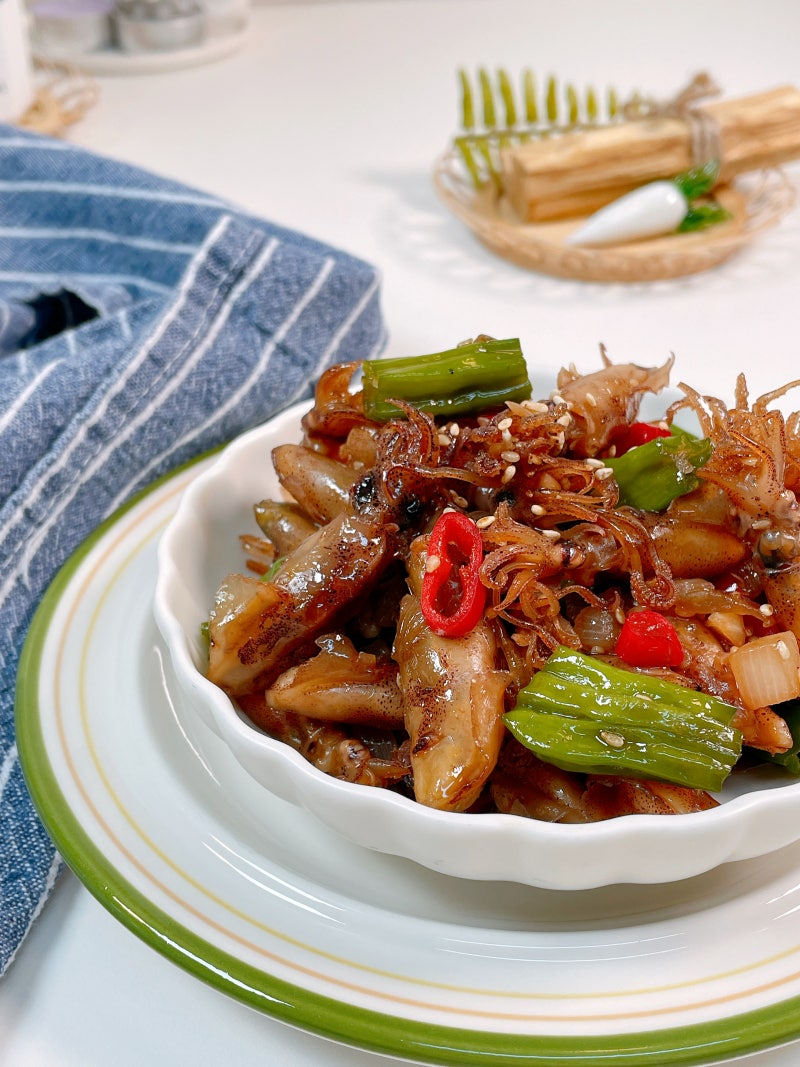 꽈리고추 꼴뚜기 볶음 마른 꼴뚜기볶음 꼴뚜기조림 요리 일주일반찬 네이버 블로그