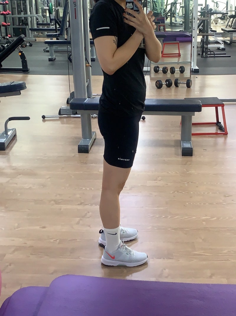 젝시믹스 블랙라벨 시그니처 360n 바이커쇼츠 레깅스 35부 블랙아이언차콜 여름 운동복으로 추천 네이버 블로그