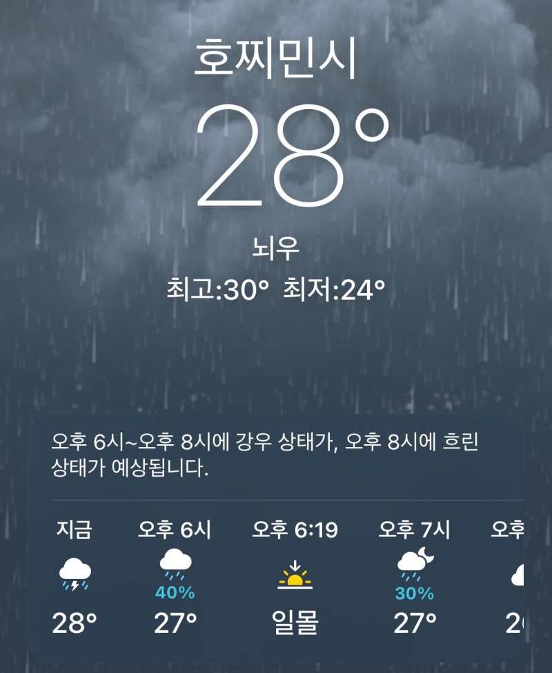 베트남 호치민 여행 ㅣ호치민 7월 8월 날씨 And 옷차림 Feat 호치민 우기 여행하는 법 네이버 블로그
