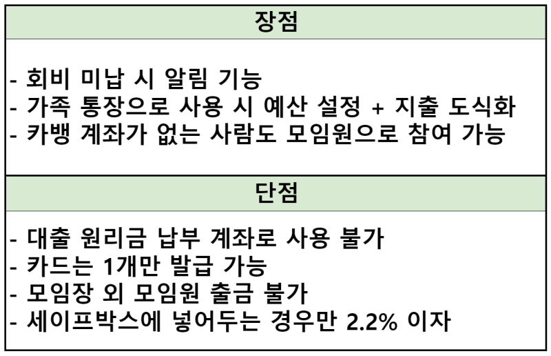 카카오뱅크 토스 모임통장 혜택 비교 부부 생활비 관리 네이버 블로그