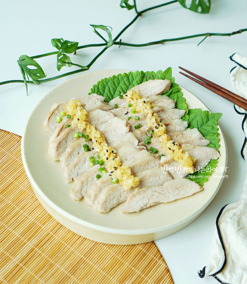 마늘보쌈 삶는법 마늘보쌈소스 항정살 수육 맛있게 삶는법 항정살요리 저수분수육 네이버 블로그