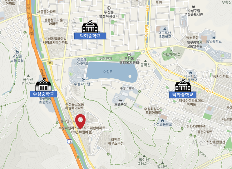 대구 수성구 파동아파트수성더팰리스푸르지오더샵 입지 단지 학군 교통 가격분석 네이버 블로그