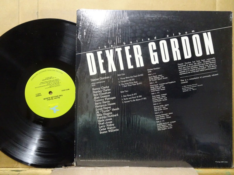 (예약) Dexter Gordon – The Ballad Album 미국 초반 1981 : 네이버 블로그