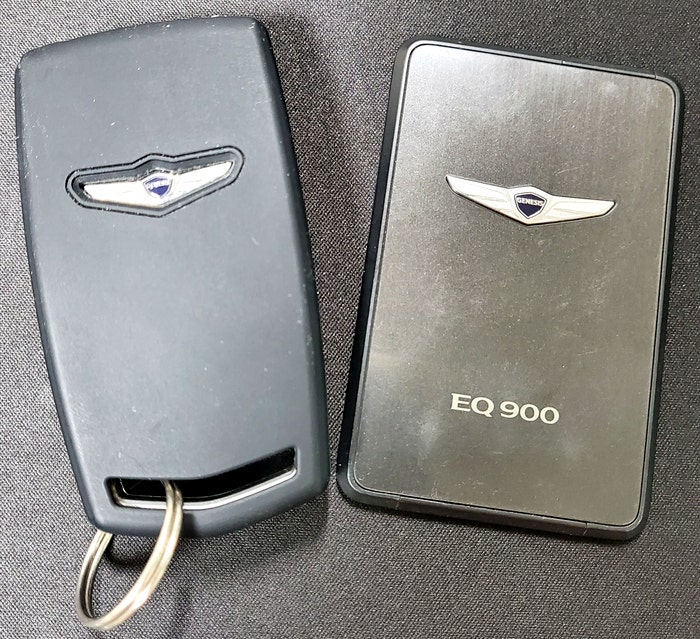 제네시스 카드키 배터리 교환 방법 (제네시스DH G80 EQ900 스마트 카드키 카드형 스마트키) : 네이버 블로그