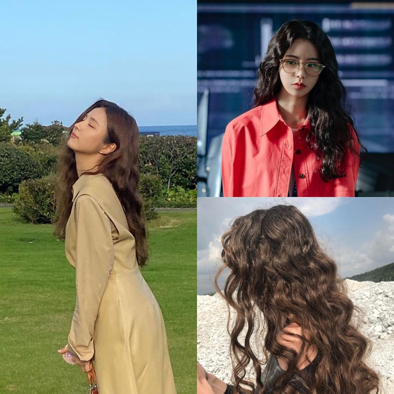 여자 연예인 긴머리펌 긴머리 히피펌 젤리펌 헤어스타일 네이버 블로그