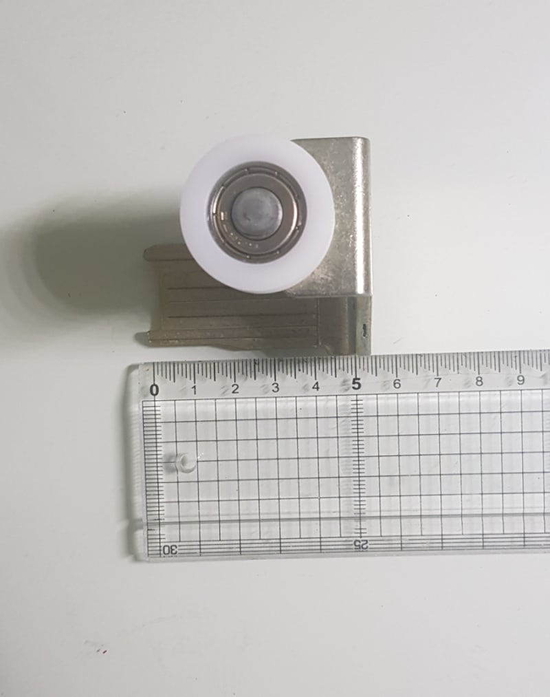 핀홀협력업체 Pinhole 핀홀 욕실장 롤러 판매 Diy 셀프 수리 수건장 욕실 미닫이장 레일 부속 부품 호차 베어링