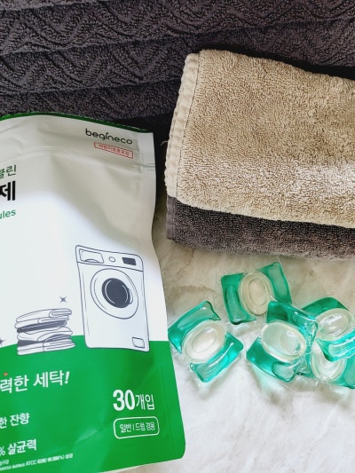 캡슐형세탁세제 비긴에코 고농축 파워클린 캡슐세제 네이버 블로그