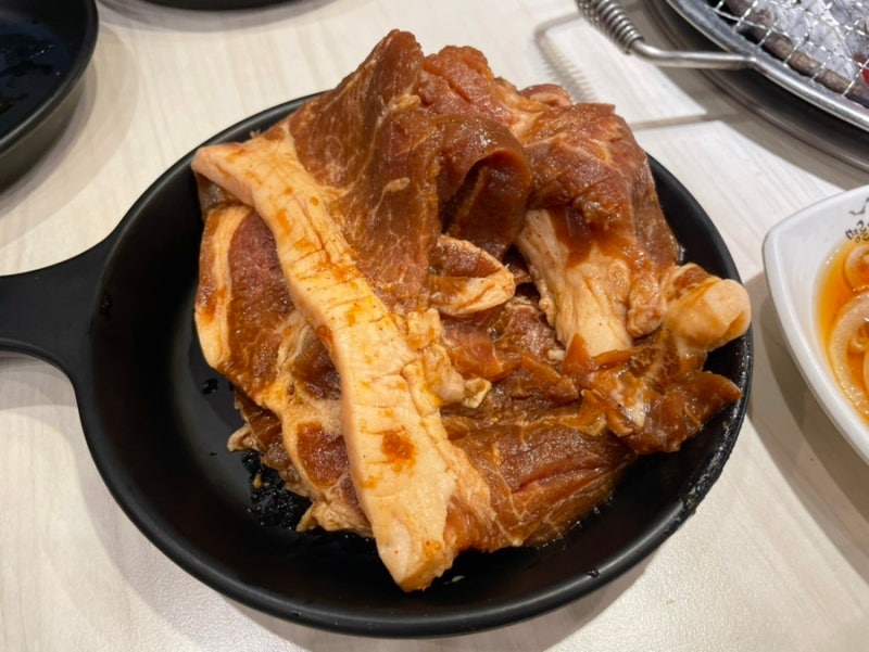 명륜진사갈비 리뉴얼버전 운서운남점 돼지갈비 통삼겹 등 무한리필 네이버 블로그