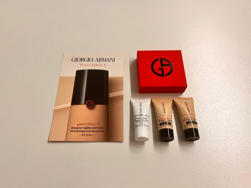 아르마니 Armani Beauty 파워 패브릭 플러스 파운데이션 Uv 마스터 프라이머 체험 후기 네이버 블로그