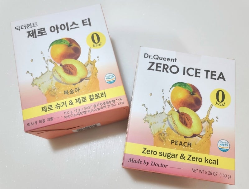 닥터퀸트 제로 아이스 티 🍑 네이버 블로그