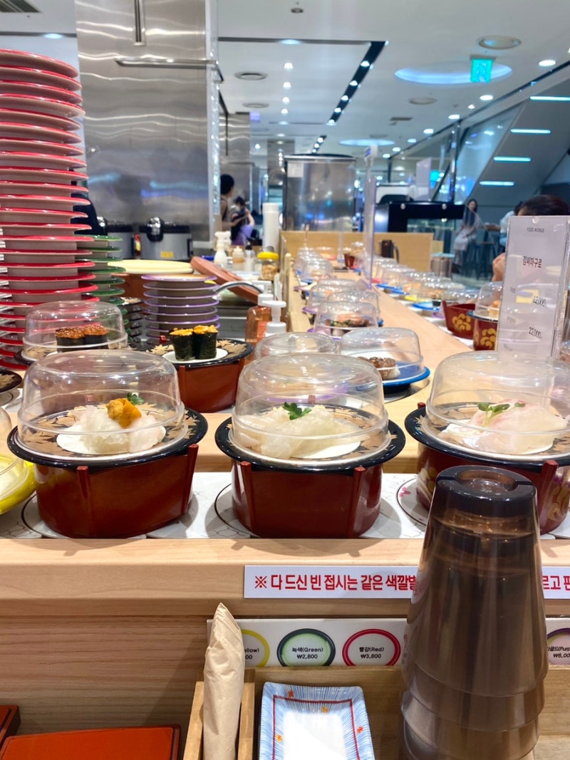 영등포역 롯데백화점 맛집 푸드코트 회전초밥 김씨마구로 네이버 블로그