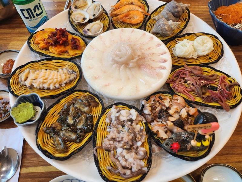 부산기장 만해전 연화리 해녀촌 해산물 전복죽 맛집 네이버 블로그