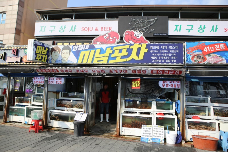 포항 맛집 추천 완벽했던 영일대 밥집 미남포차 회 맛집w독도새우 네이버 블로그
