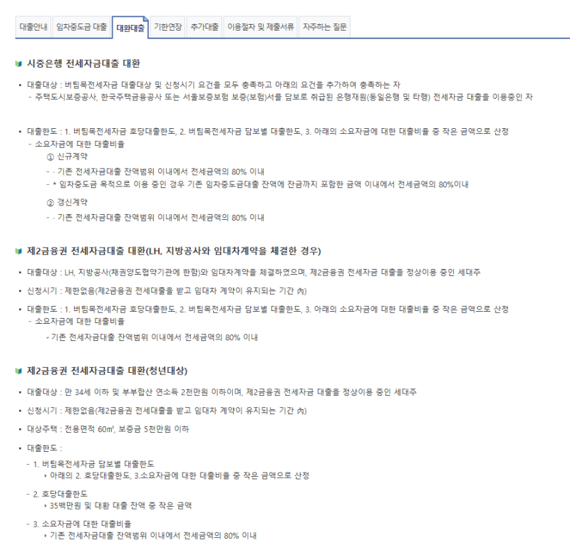 청년버팀목 전세자금대출 대환 후기허그안심 청년버팀목 네이버 블로그