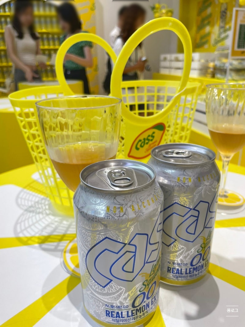 홍대 🍋 팝업스토어 추천! 포토존, 무료 시음존 있음 ~8/12까지 : 네이버 블로그