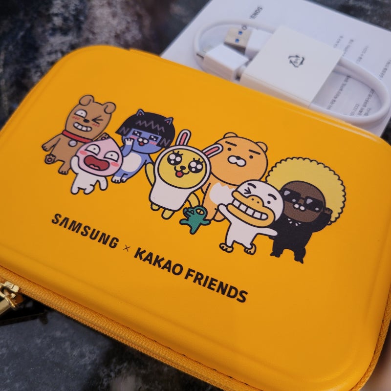 삼성x카카오프렌즈 외장하드 리뷰(내돈내산) : 네이버 블로그