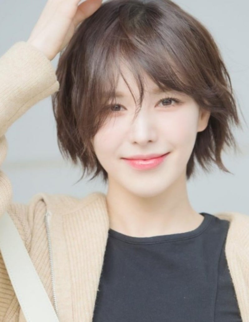 웬디컷 여자 숏단발레이어드컷 단발병유발주의 네이버 블로그