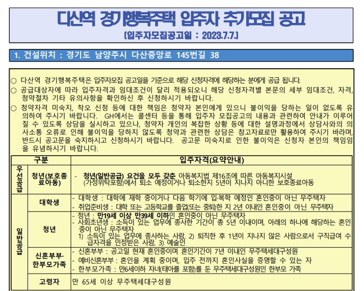 다산역경기행복주택 청약 A2 입주자모집 공고 Ft 평면도배치도입지공고문다운 네이버 블로그