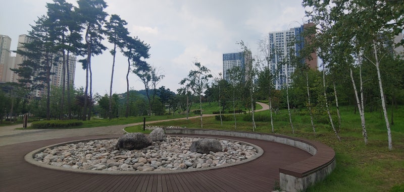 다산역 별내선 8호선 연장 공사현장과 다산중앙공원 및 폭포 소개 네이버 블로그