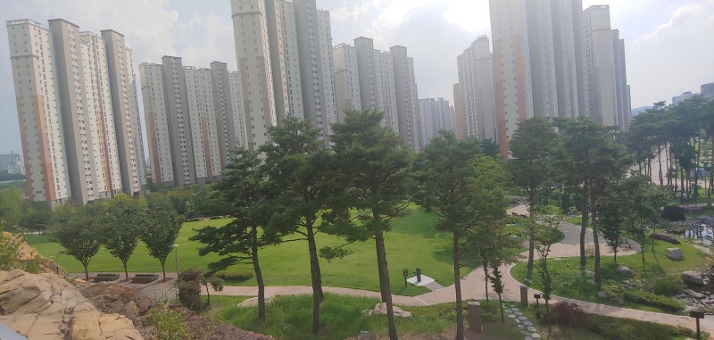 다산역 별내선 8호선 연장 공사현장과 다산중앙공원 및 폭포 소개 네이버 블로그