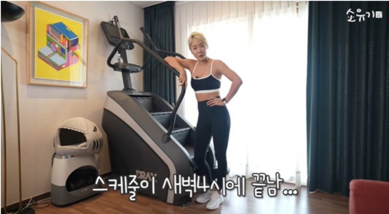 소유 아침 공복 유산소 운동 종류 계단오르기 운동기구 스텝밀 운동방법 칼로리 다이어트 효과 네이버 블로그