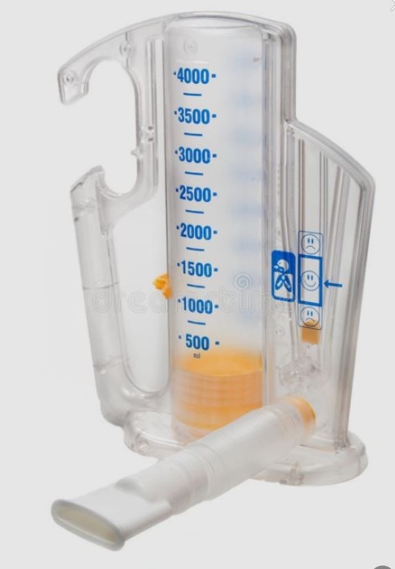 강화폐활량계 Incentive spirometer :: 수술 후 폐합병증 예방목적 사용법 주의사항 : 네이버 블로그