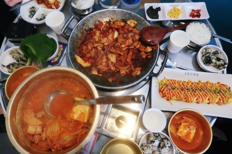 김포구래맛집 삼산회관 김포구래점 돼지김치구이 김치찌개 계란말이 강추 네이버 블로그