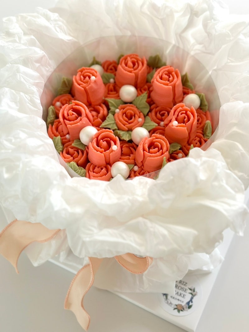 리로즈케이크 먹는 꽃다발을 선물하세요 💐 부천 앙금플라워 떡케이크 네이버 블로그